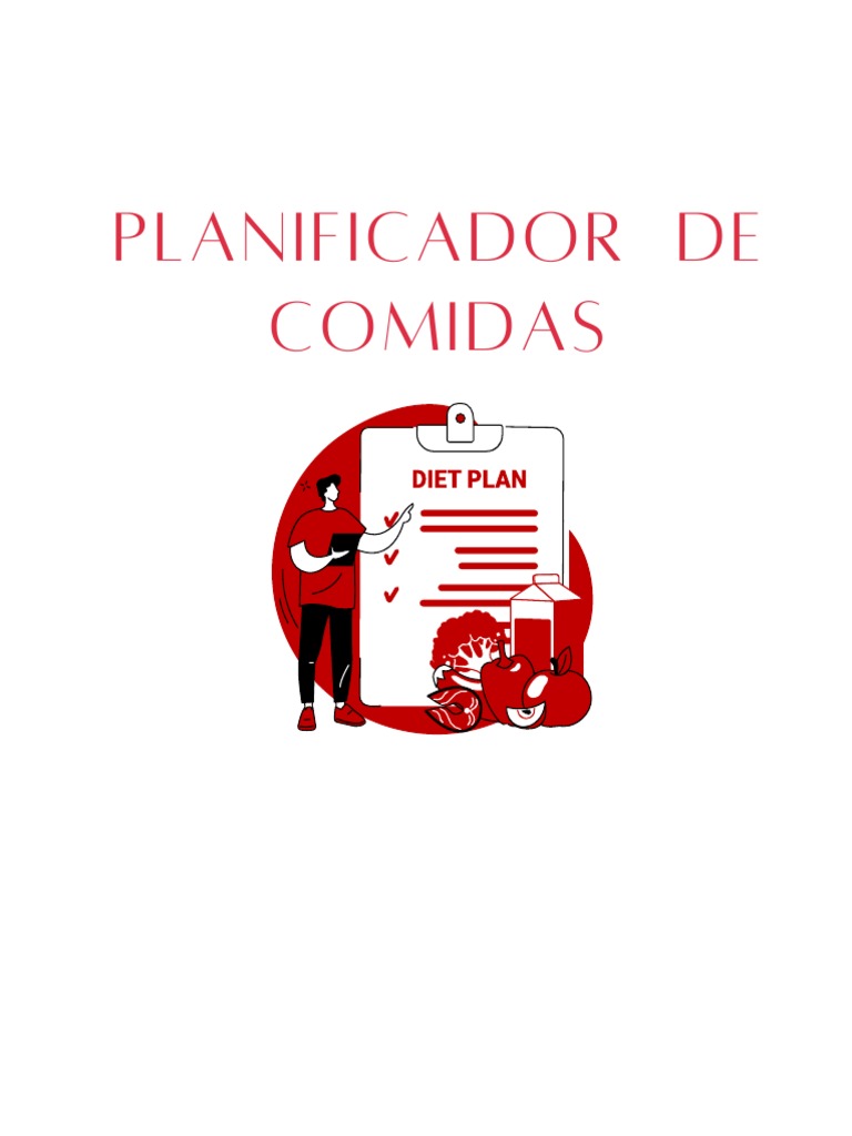 Planificador de Comidas Semanal Efectivo | PDF | Alimentos | Vegetales