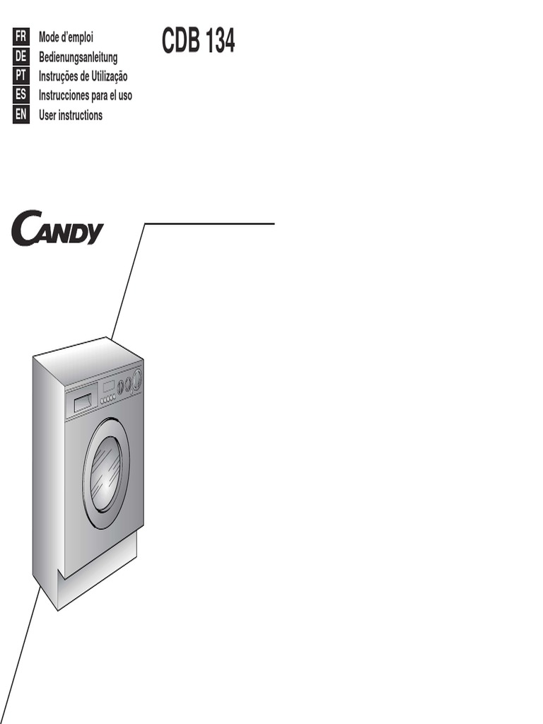 Candy CDB 134 SY Washer-Dryer | PDF