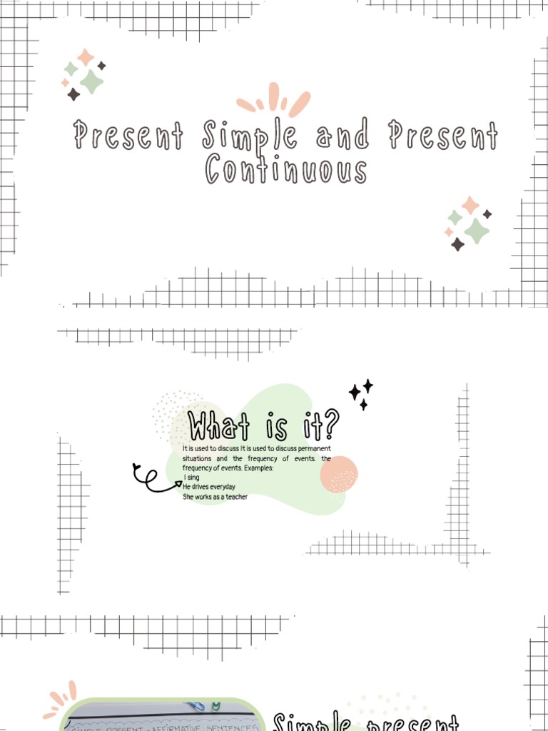 Present Simple vs. Continuous Guide | PDF | Verb | Grammar