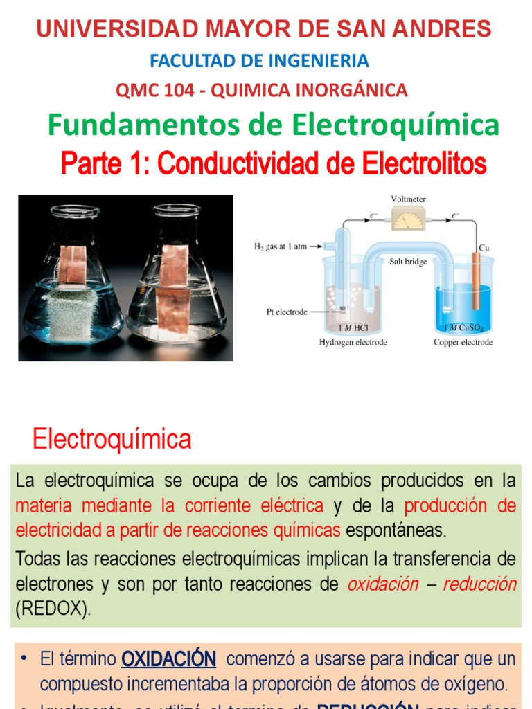 4 Electroquimica - Parte 1 | PDF | Redox | Electroquímica