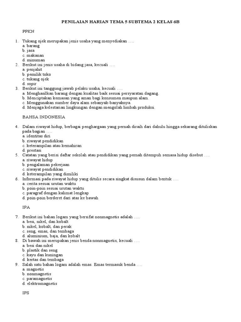 PH Tema 5 Subtema 2 | PDF