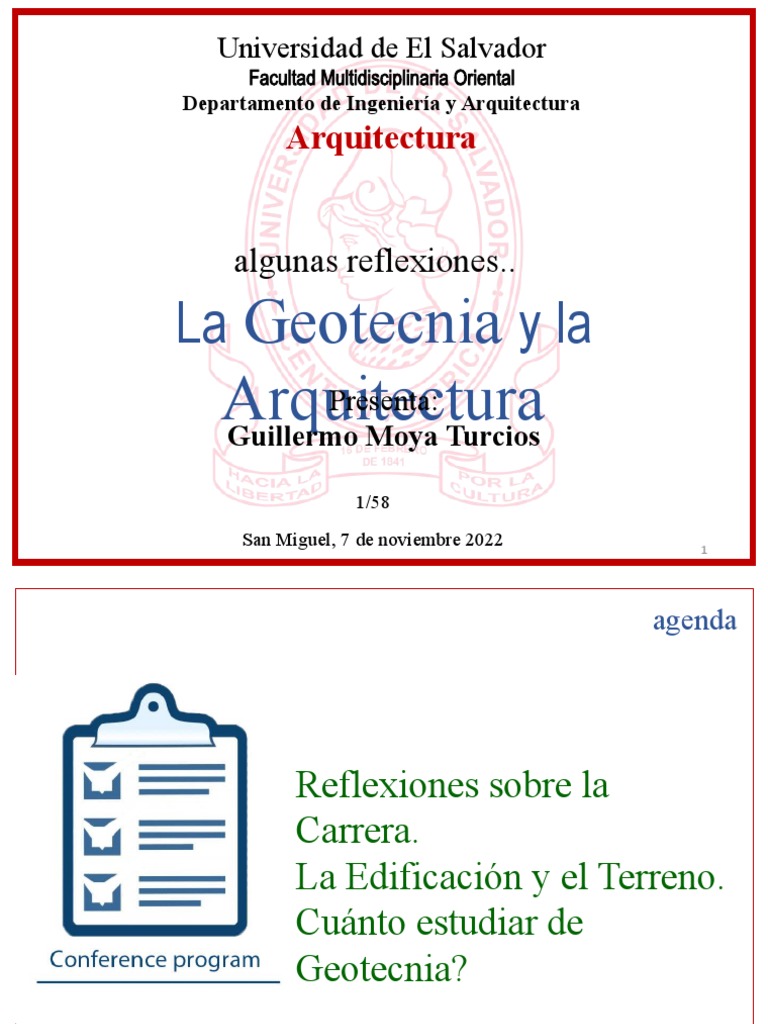 La Geotecnia y La Arquitectura | PDF | Fundación (Ingeniería) | Suelo
