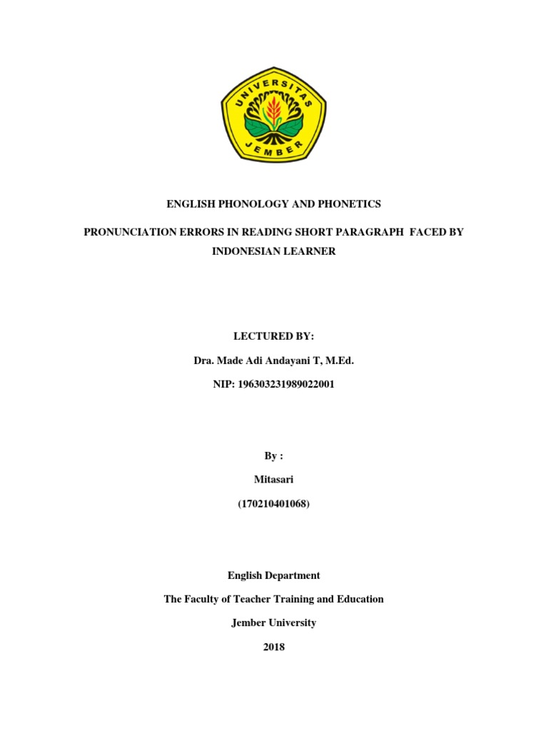 Epp Final Exam | PDF | English Language | Vowel