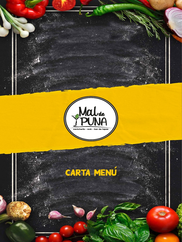 Carta-Menu Mal de Puna | PDF | Ingredientes de comida | Alimentos