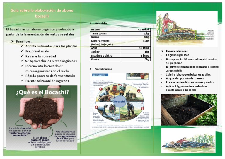 Triptico de Bocashi | PDF