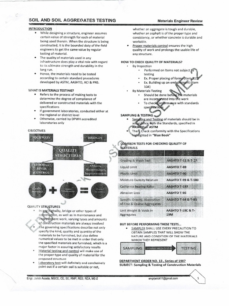 Soils and Soil Aggregates Testing | PDF
