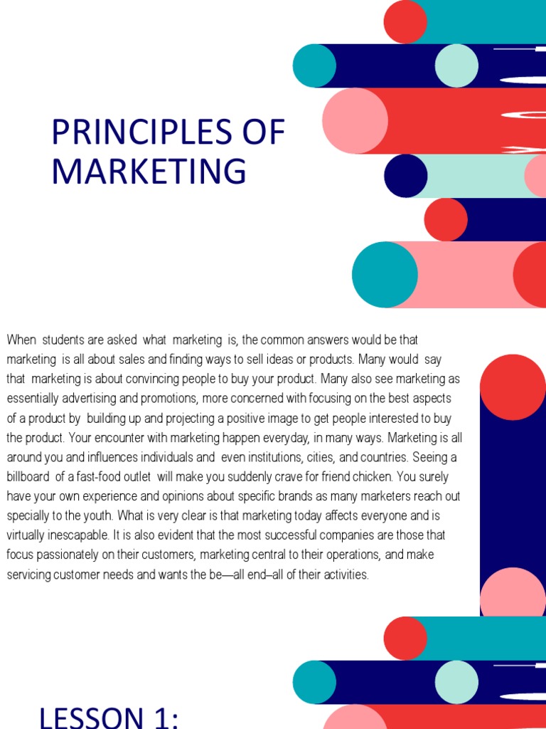 Intro To Marketing | PDF | Marketing | Product (Business)