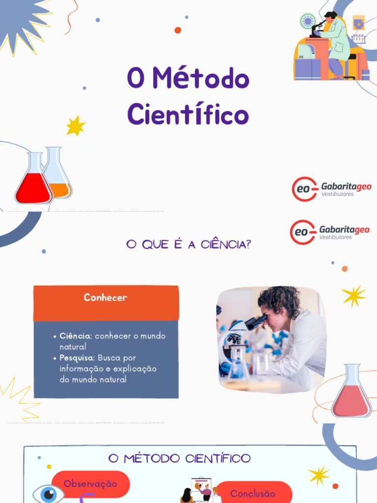 Metodo Cientifico Pdf Science Método Científico