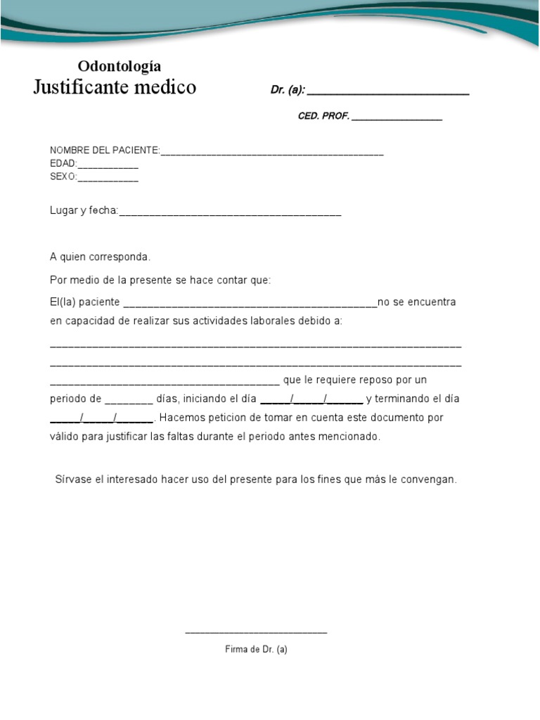 Justificante Medico | PDF
