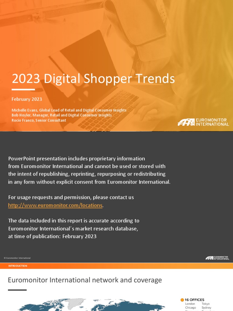 2023 Digital Shopper Trends | PDF | Cost Of Living | Brand