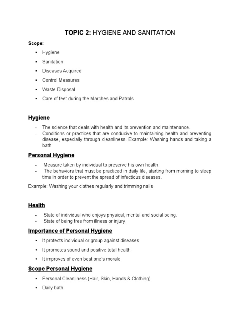 Promoting Health Through Hygiene and Disease Prevention: A Guide to ...