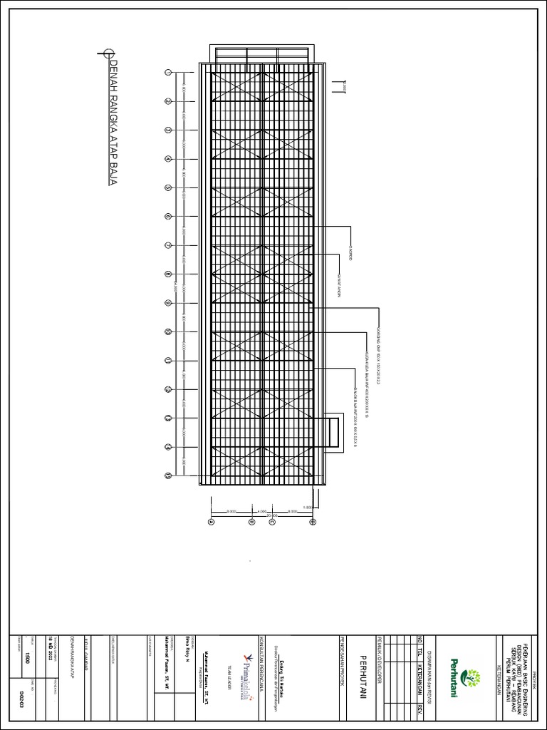 Denah Rangka Atap (1) | PDF