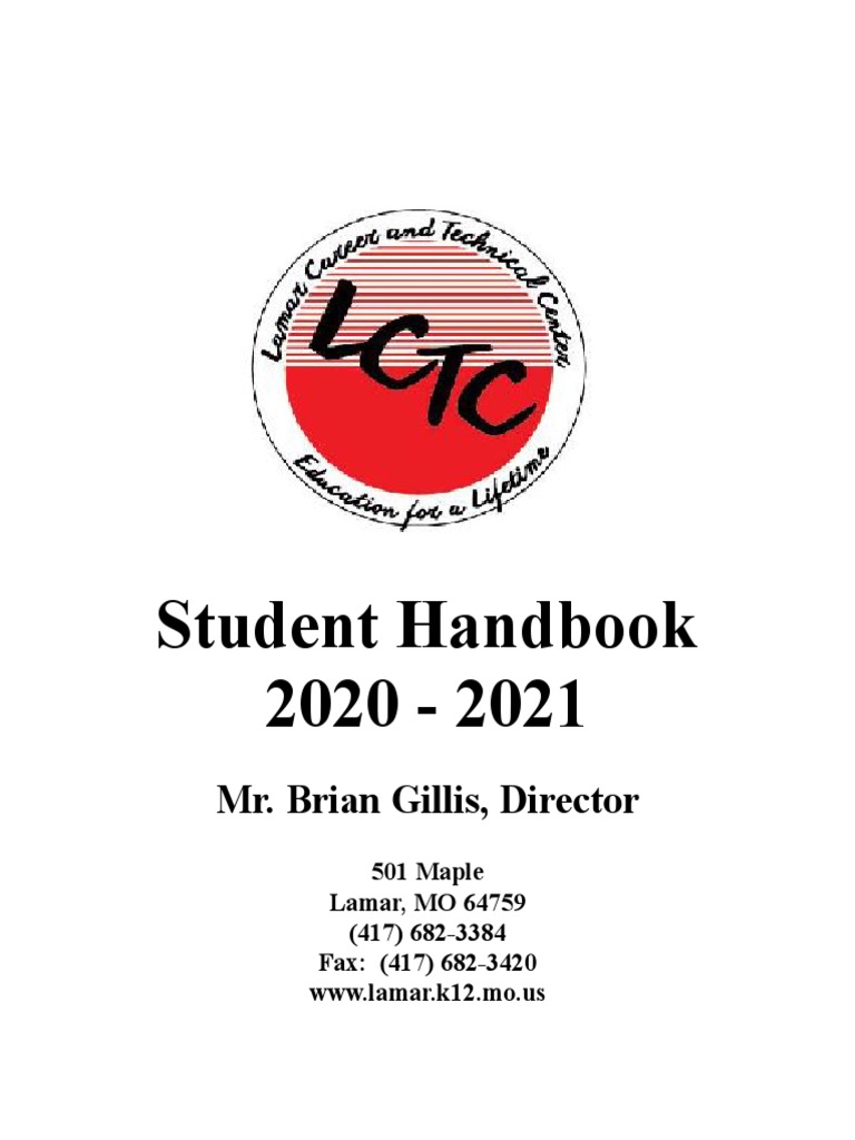 2020-2021 LCTC Student Handbook | PDF | Cyberbullying | Section 504 Of ...