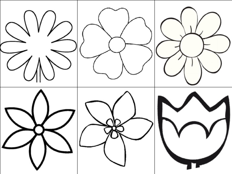 Flores para Recortar | PDF