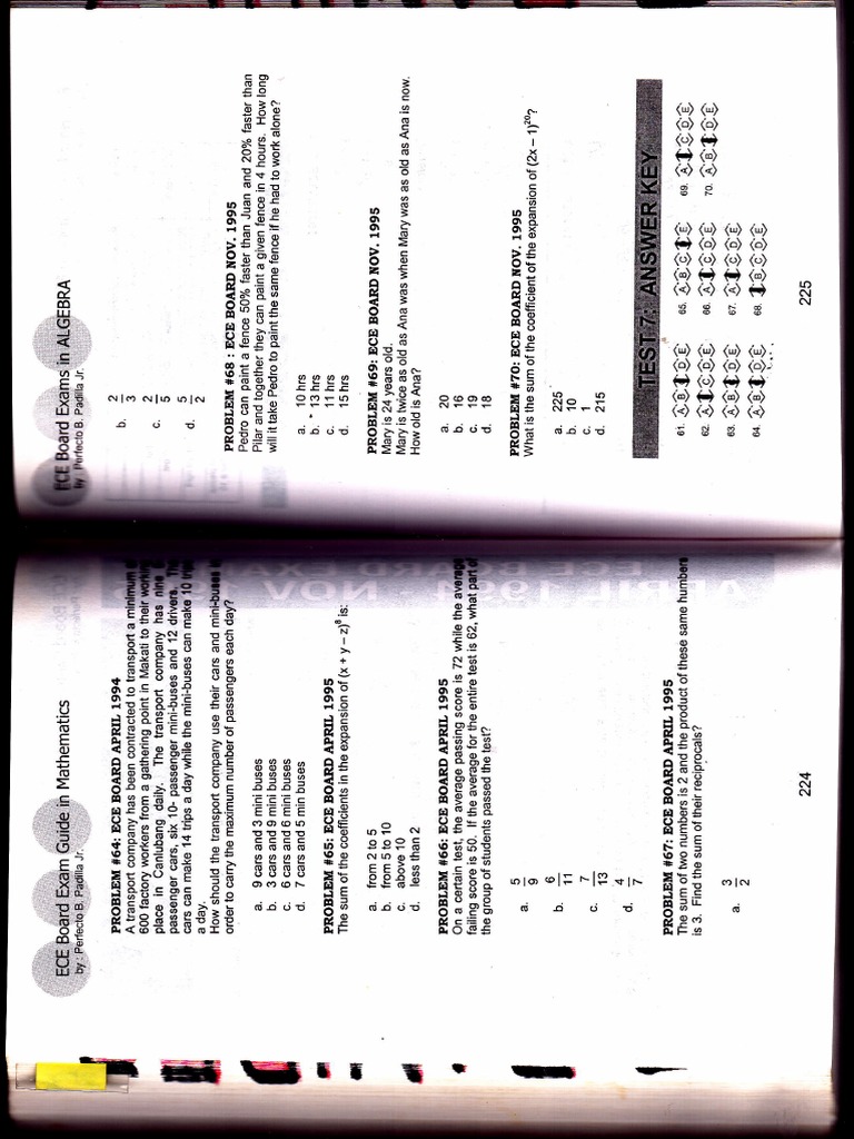 Img - 0120 MCQ Ece Board Exam 225 | PDF