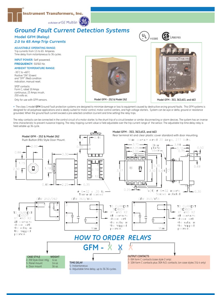 GFM | PDF | Relay | Electrical Equipment