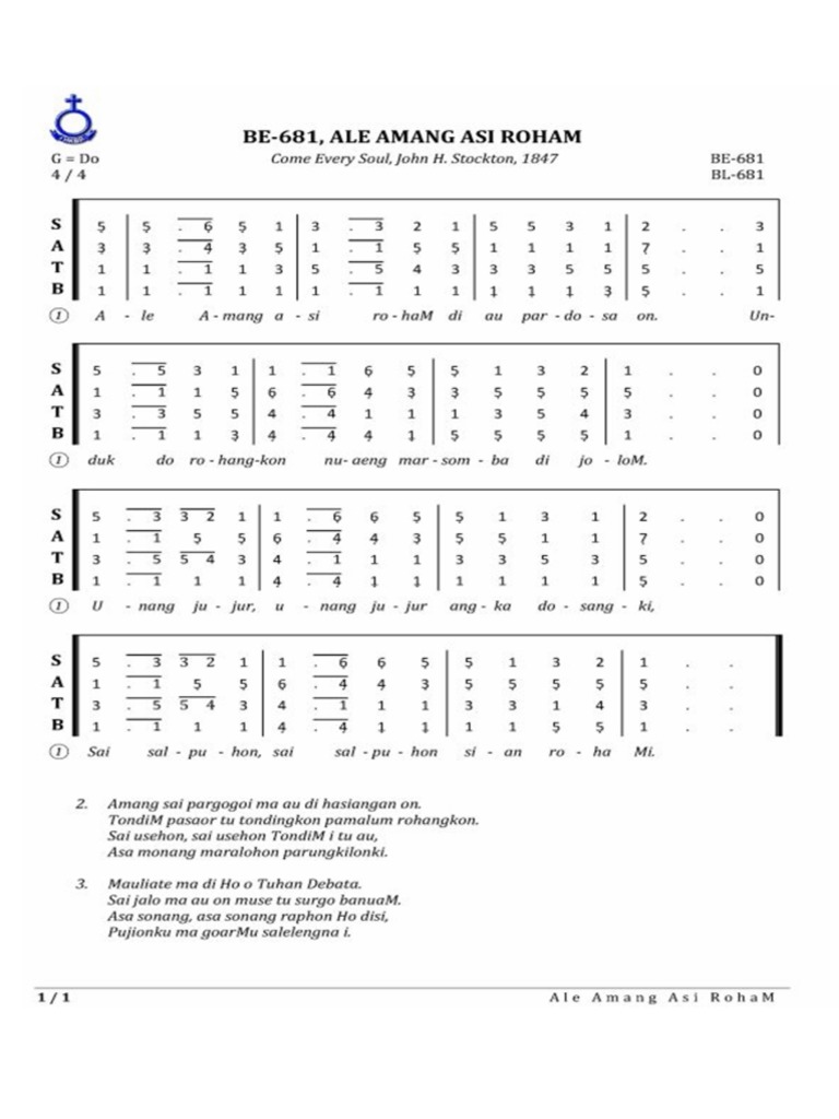 Koor Ama Ale Amang Asi Roham | PDF