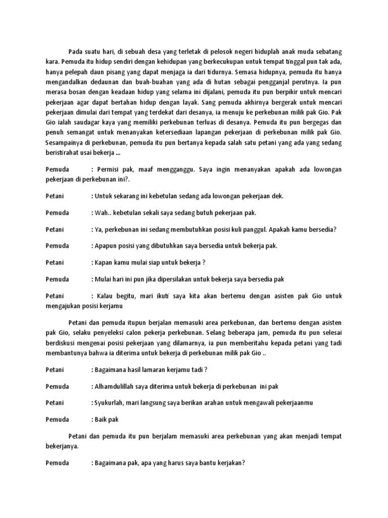 Pekerjaan Pemuda di Kebun Pak Gio | PDF | Griya & Taman | Teknologi ...