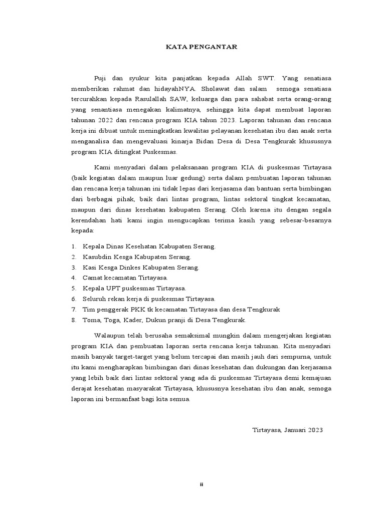 Kata Pengantar + DFTR Isi | PDF