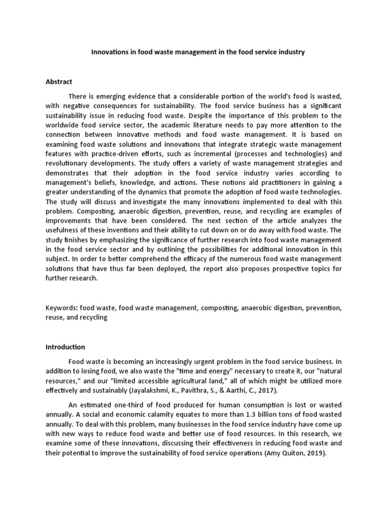 Assignment | PDF | Waste Management | Compost