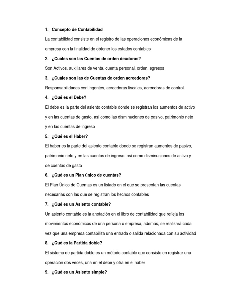 Concepto de Contabilidad | PDF | Contabilidad | Business
