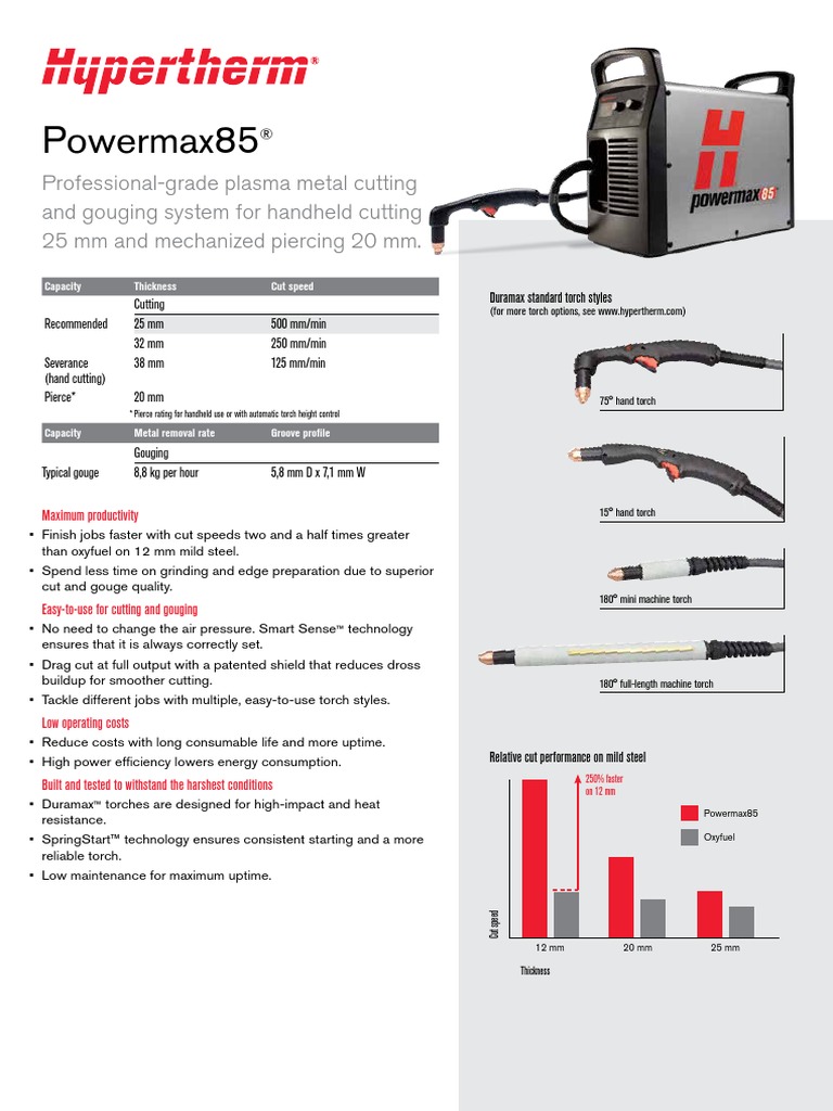 Powermax 85 Brochure EN | PDF