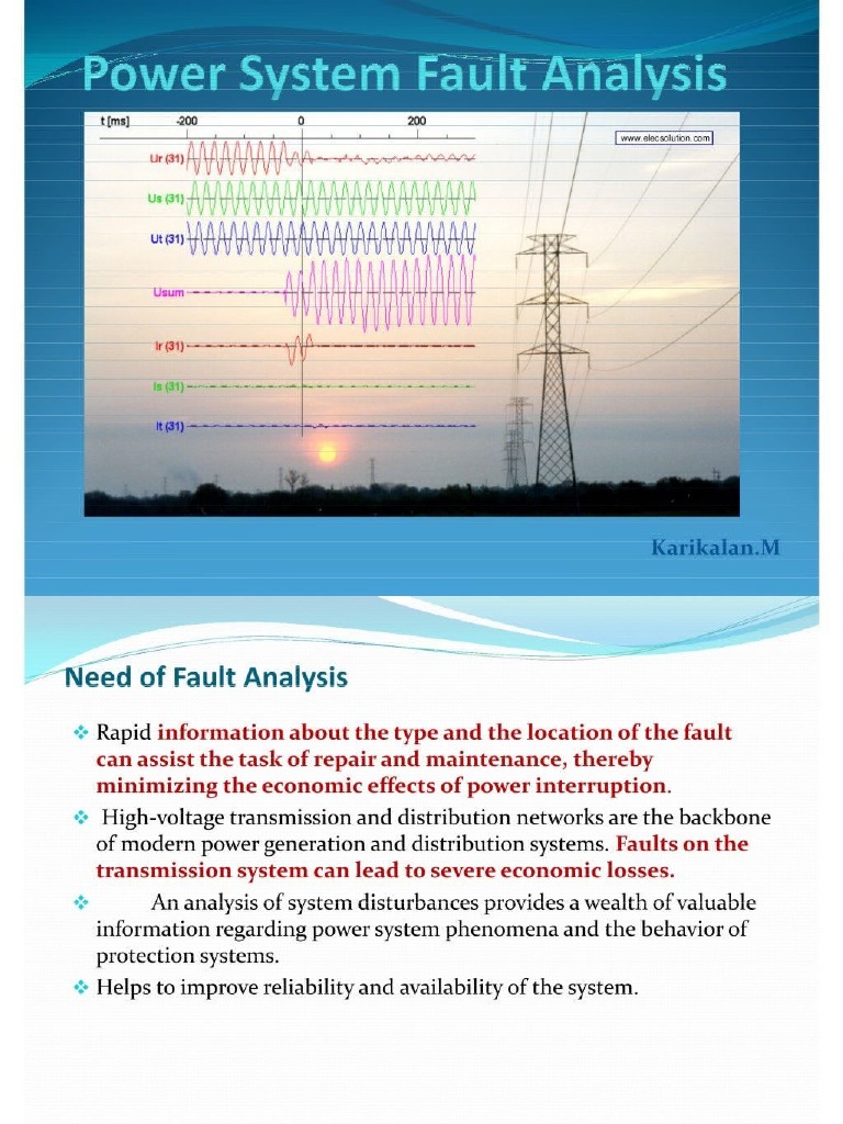 Power System Fault Analysis | PDF