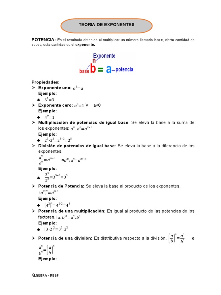 Algebra 1° | PDF | Números | Álgebra