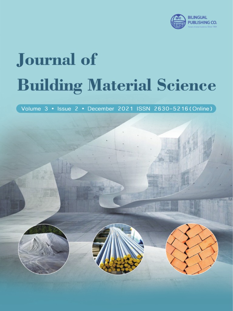 Journal of Building Material Science - Vol.3, Iss.2 December 2021 | PDF ...