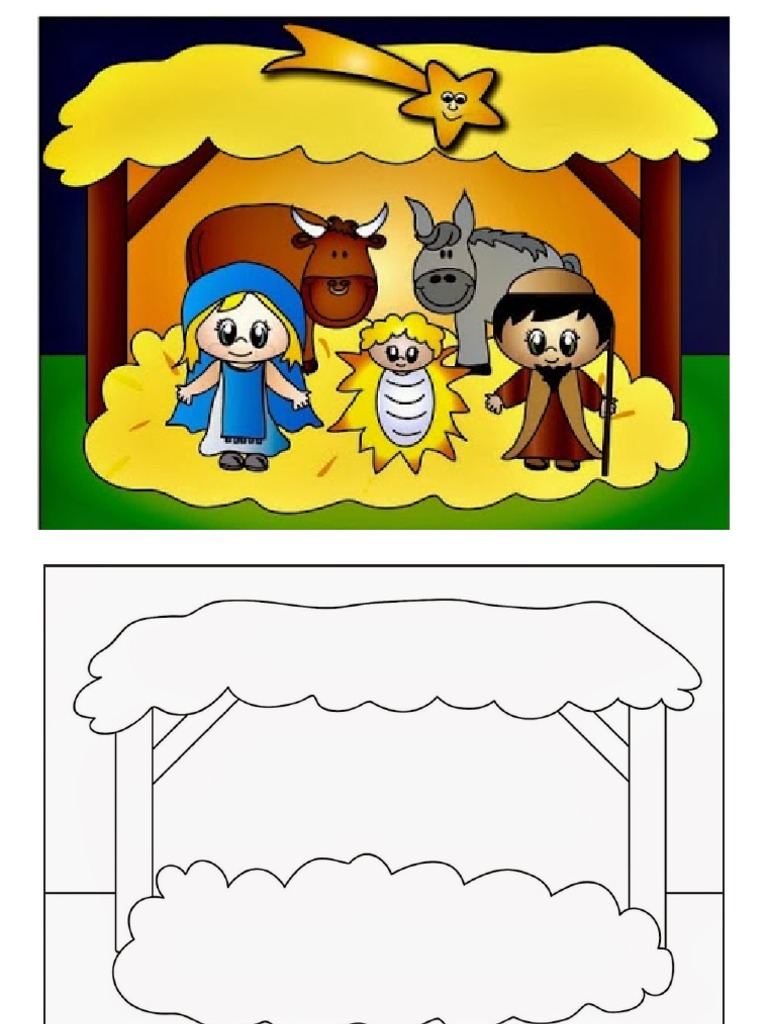 3 Plantilla Pesebre Modelo 3 | PDF