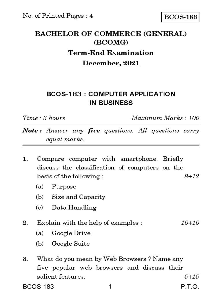 Bcos 183 | PDF | Microsoft Excel | Computer Science