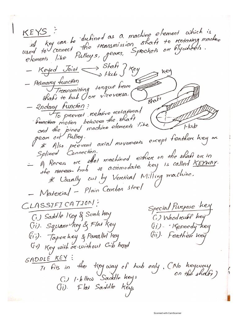 Keys and Coupling | PDF