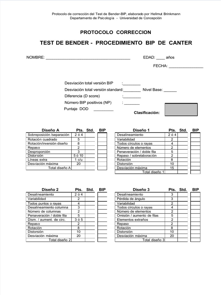 Protocolo Bender Bip | PDF