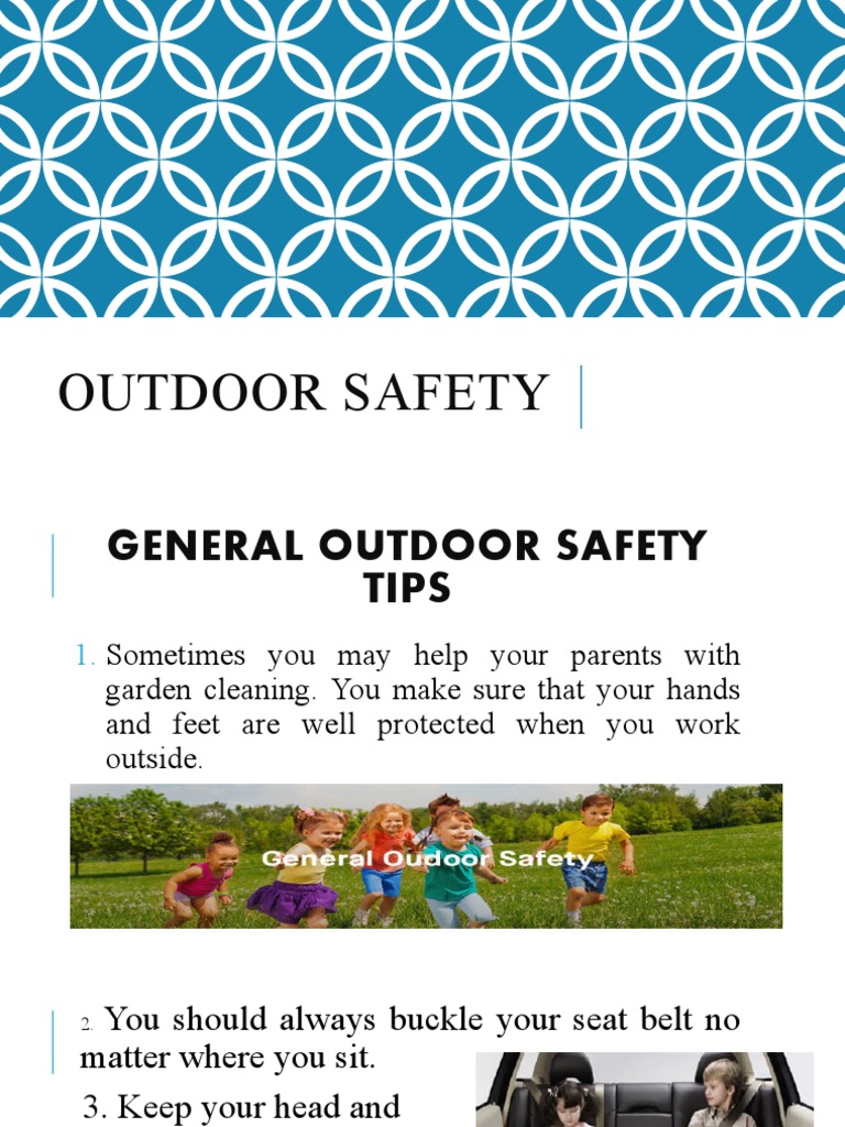 Outdoor Safety Tips for Kids | PDF | Wellness | Lifestyle
