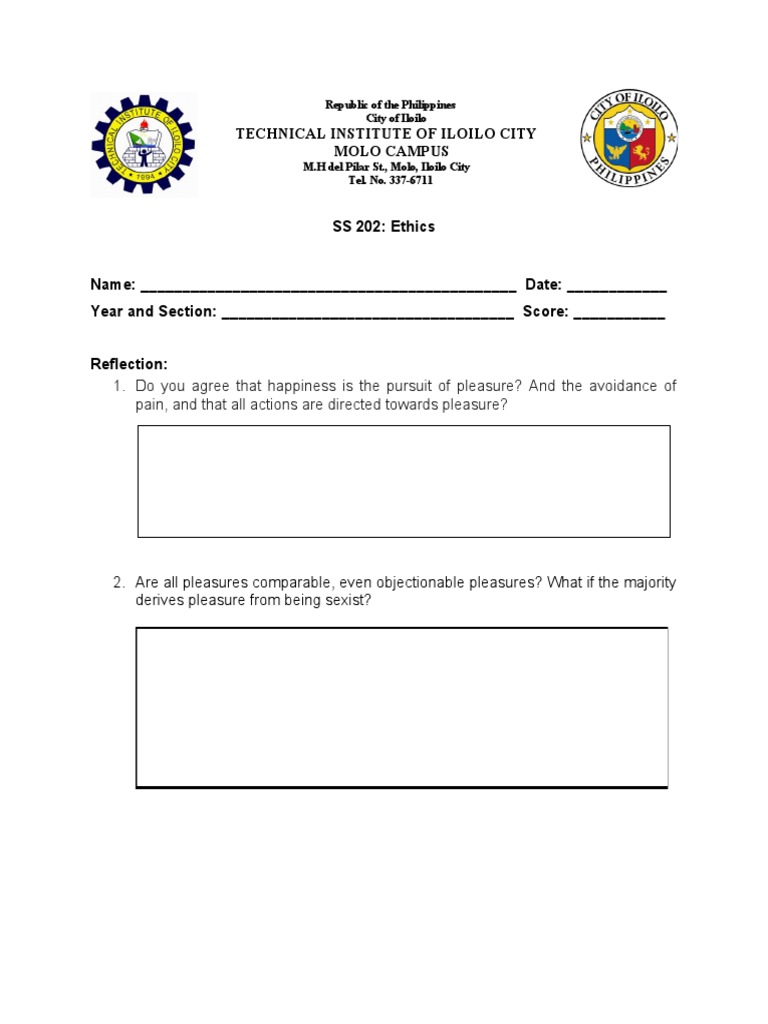 Activity 1 - Reflection | PDF
