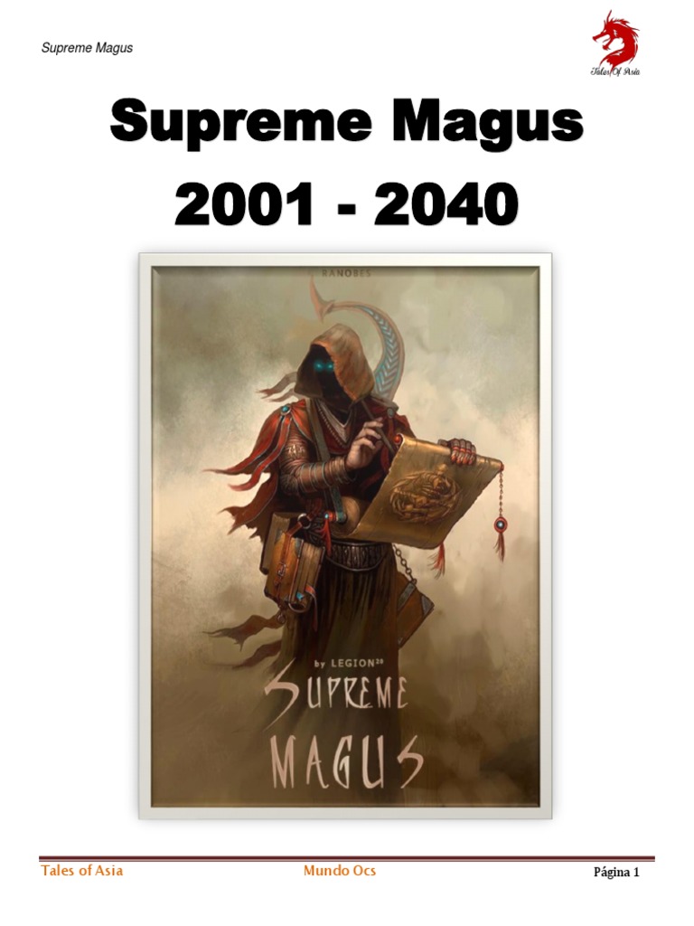 Supreme Magus 2001 - 2040 | PDF | Matriz (Matemáticas)
