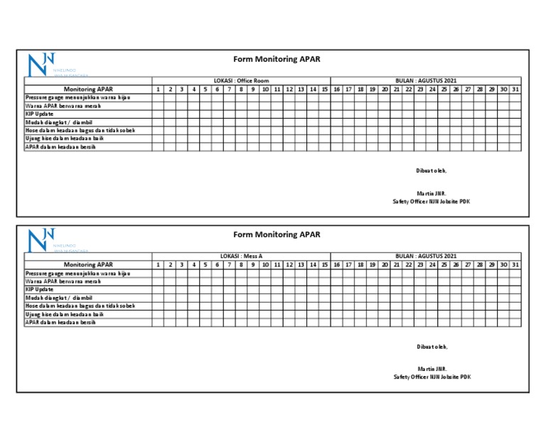 Form APAR Office | PDF