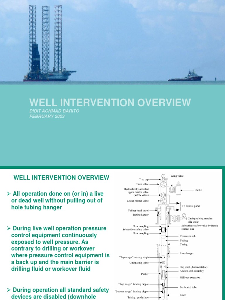 Well Intervention Operation Flyer | PDF | Oil Well | Pipe (Fluid ...