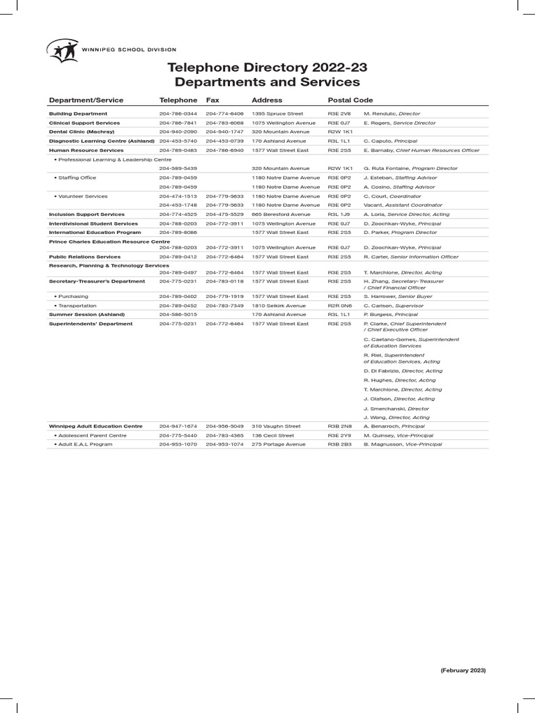 Telephone Guide 2023 | PDF