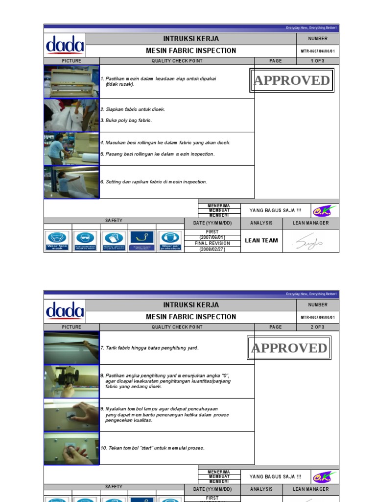 Sop Material Fabric | PDF