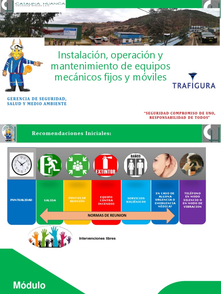 Instalacion, Operacion y Mantenimiento de Equipos Mecanicos CH | PDF ...