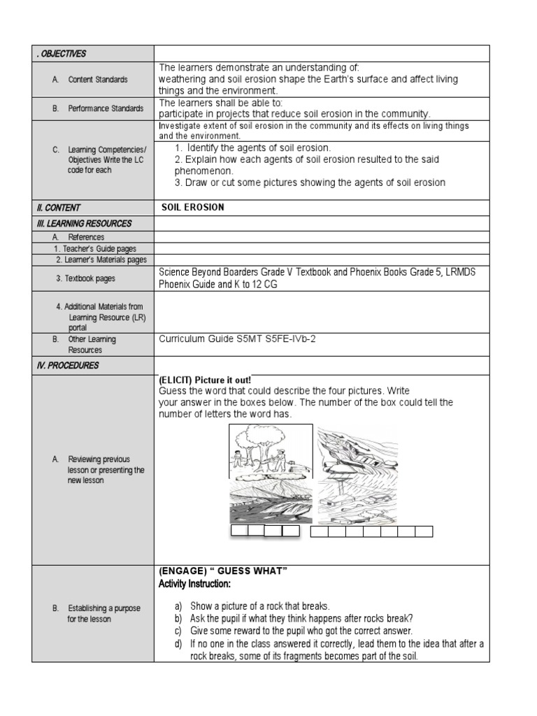 CaragaSouth Manlatican G5 Q4 W2 | PDF | Soil | Erosion