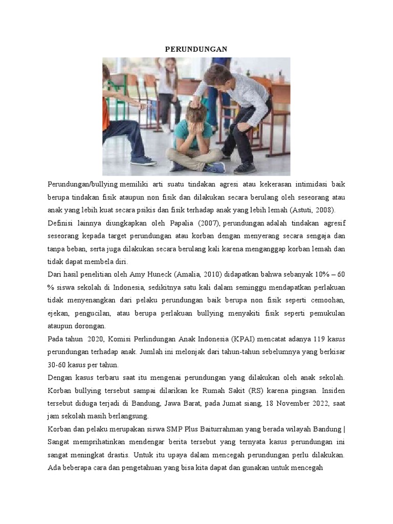 Artikel PERUNDUNGAN, Korupsi, Kekerasan | PDF | Ilmu Sosial ...