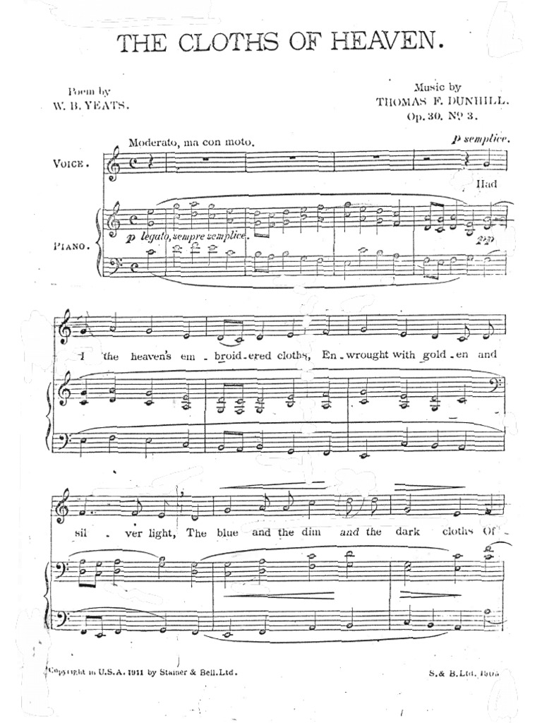 The Cloths of Heaven | PDF