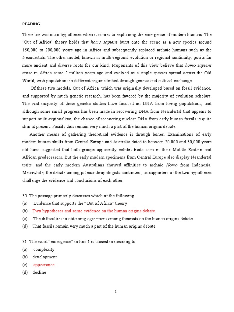 Reading 1 | PDF | Meteorite | Glacier