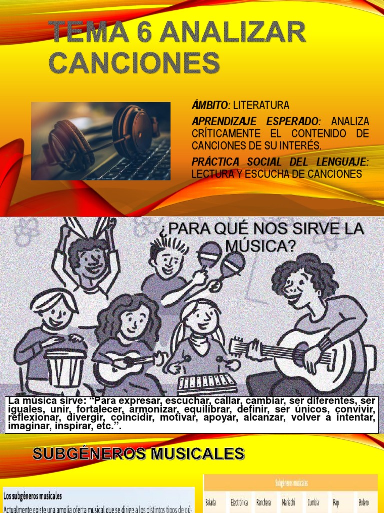 Análisis crítico de canciones | PDF