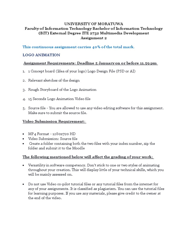 ITE 2732 - Assignment 2 | PDF