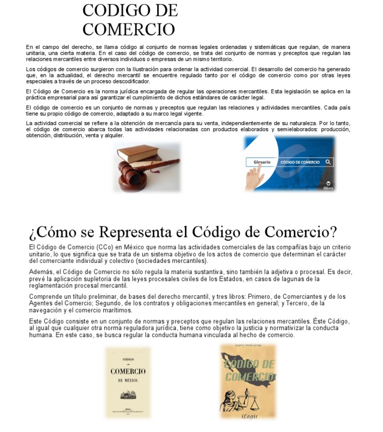 Codigo de Comercio | PDF | Ley procesal | Comercio