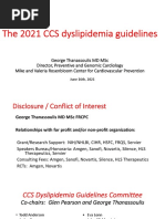 2021 CCS Dyslipidemia Pocket Guide | PDF | Coronary Artery Disease | Statin