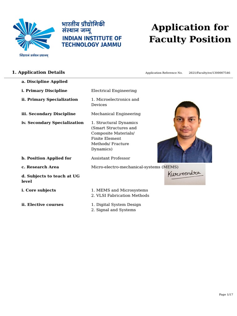 2021 Faculty Ee 1300007546 With Attchment | PDF | Microelectromechanical Systems | Capacitor